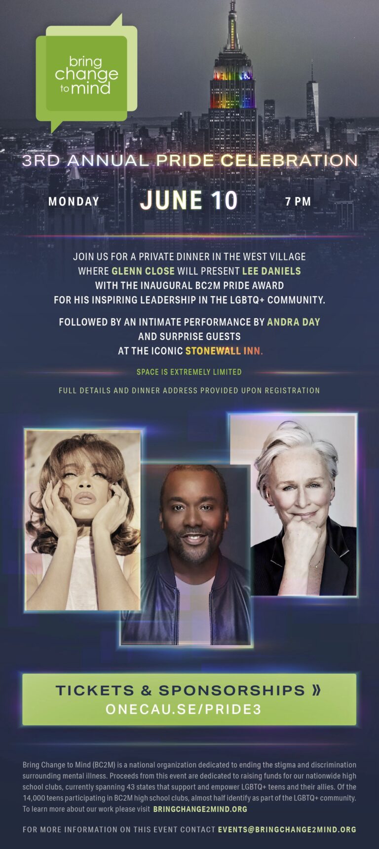 Bring Change to Mind – Let's Talk Mental Health